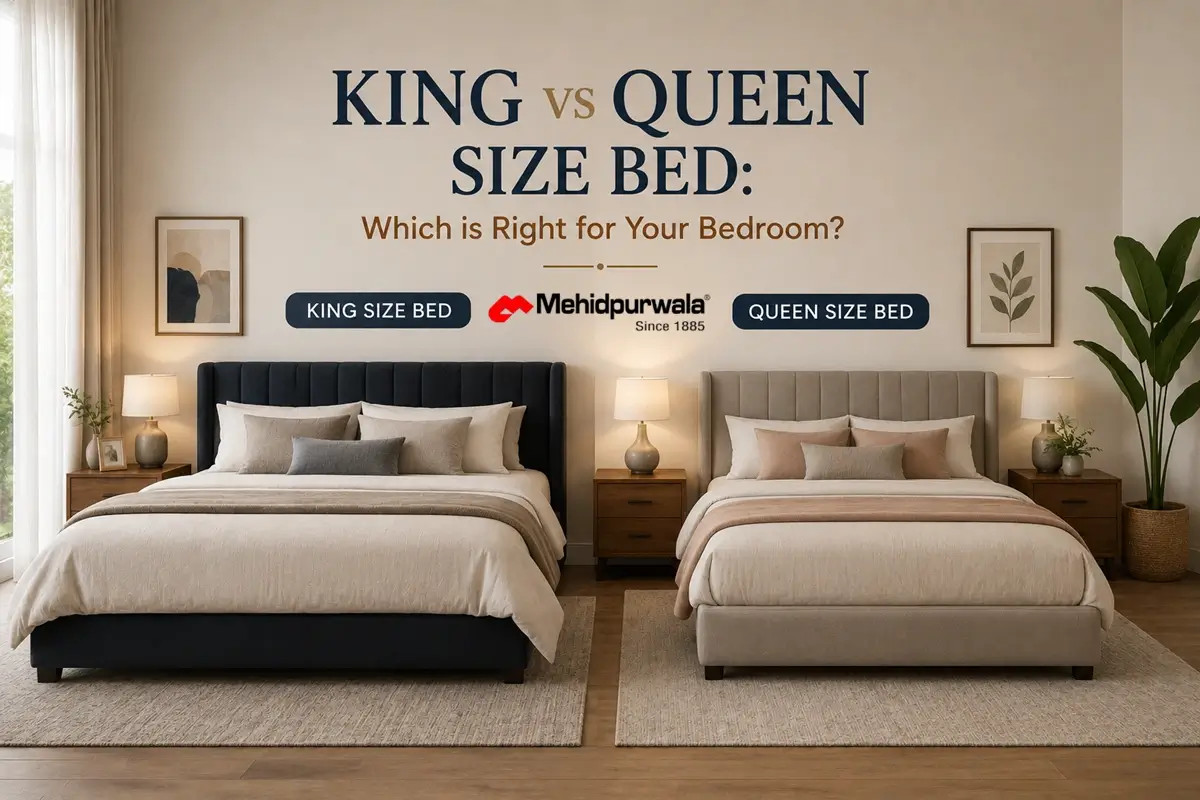 King vs Queen Size Bed: Dimensions & Buying Guide India